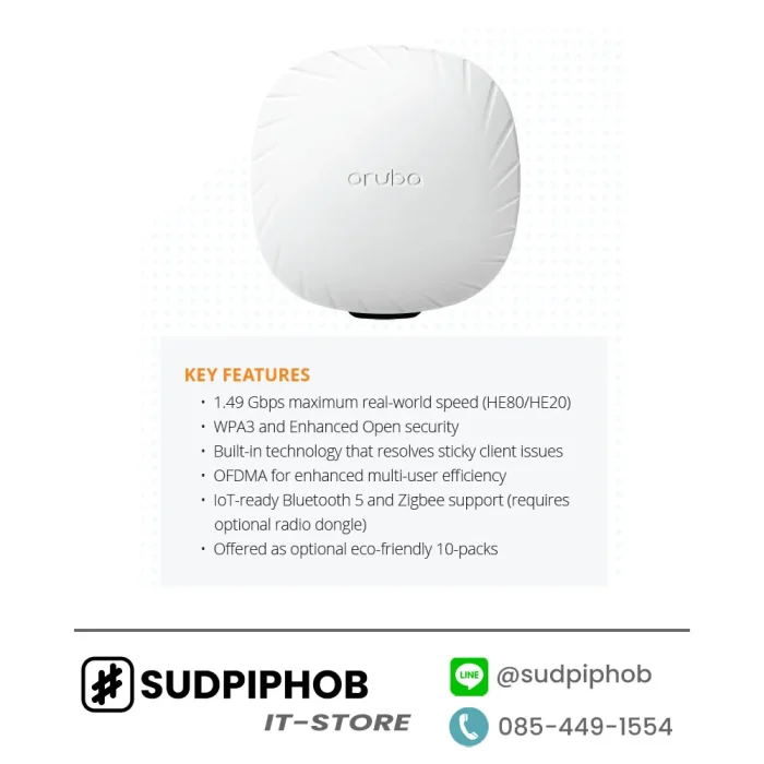 [R8M98A] Aruba AP-503 ราคา จำหน่าย ขาย